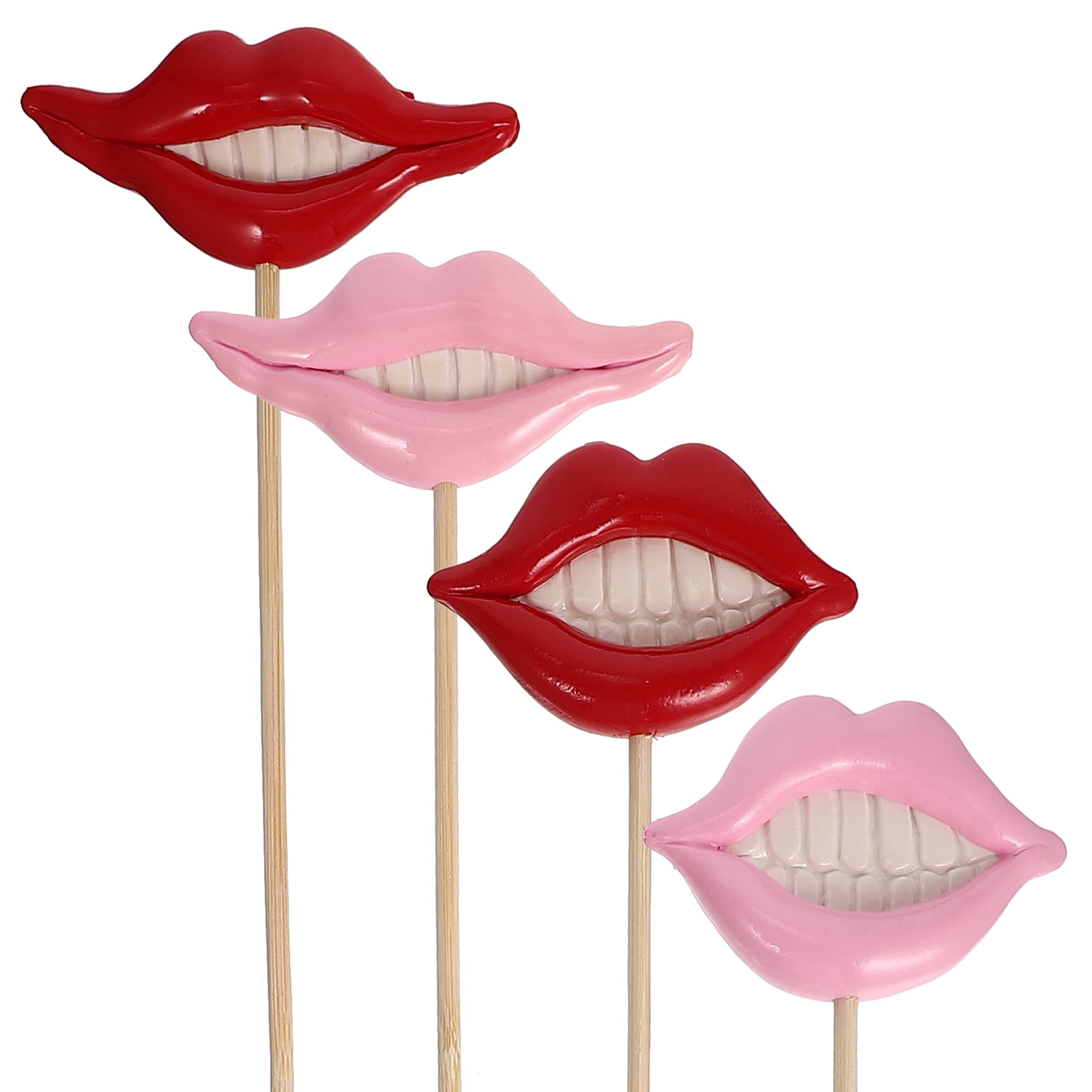 4 Pcs Graduation Photo Booth Props Lips Picture - Walmart.com