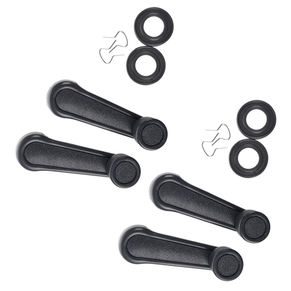 4 Pcs Gray Plastic Universal Car Window Winder Cranks Handle Lever,4 x ...