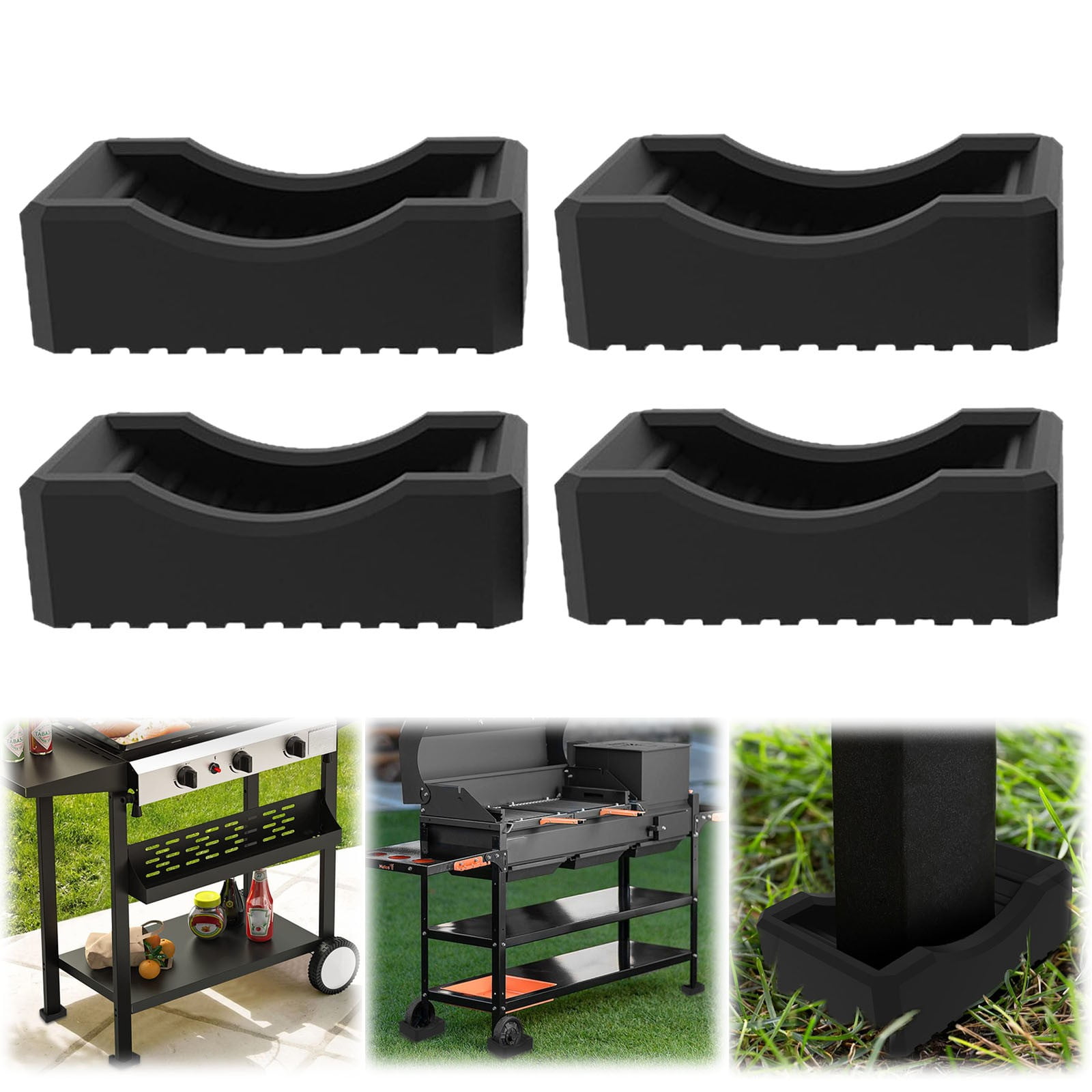 4 Pcs Griddle Leveling Shims Kit For Grill Leveling Kit Stackable ...