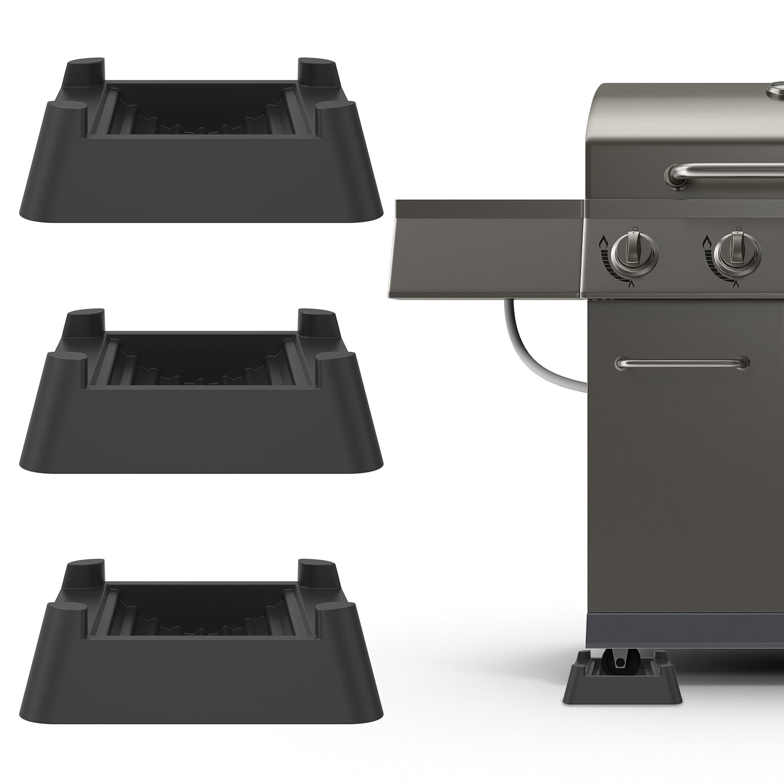 4 Pcs Griddle Leveling Shims Kit Soft Silicone Grill Levelers Portable ...