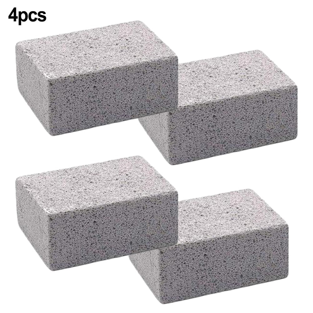 4 Pcs Grill Griddle Cleaning Brick Block Heavy Duty Grill Cleaning ...