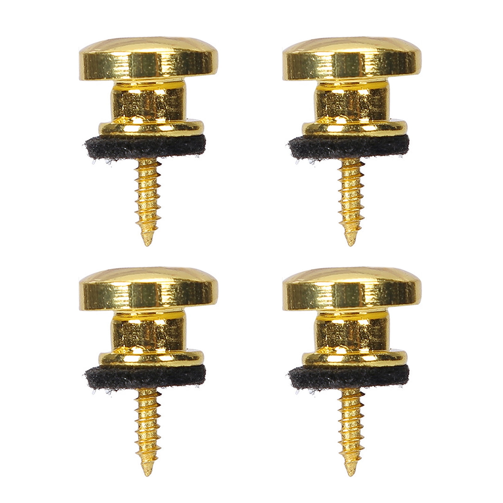 4 Pcs Guitar Strap Locks Metal Guitar Strap Buttons Lock End Pins ...