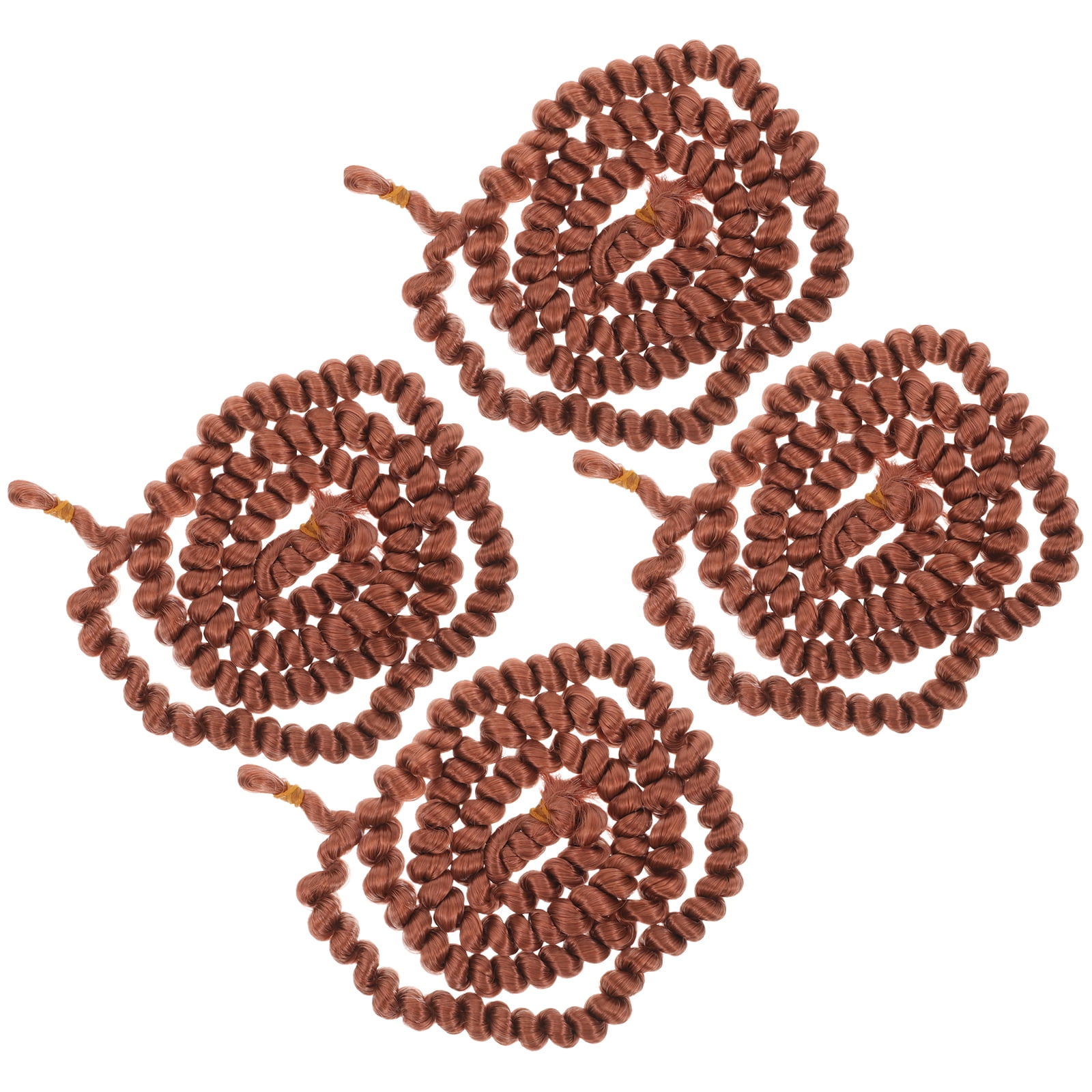 4 Pcs Hair Doll Doll DIY Supplies Doll Braided Wig Fake Doll Wigs Small ...