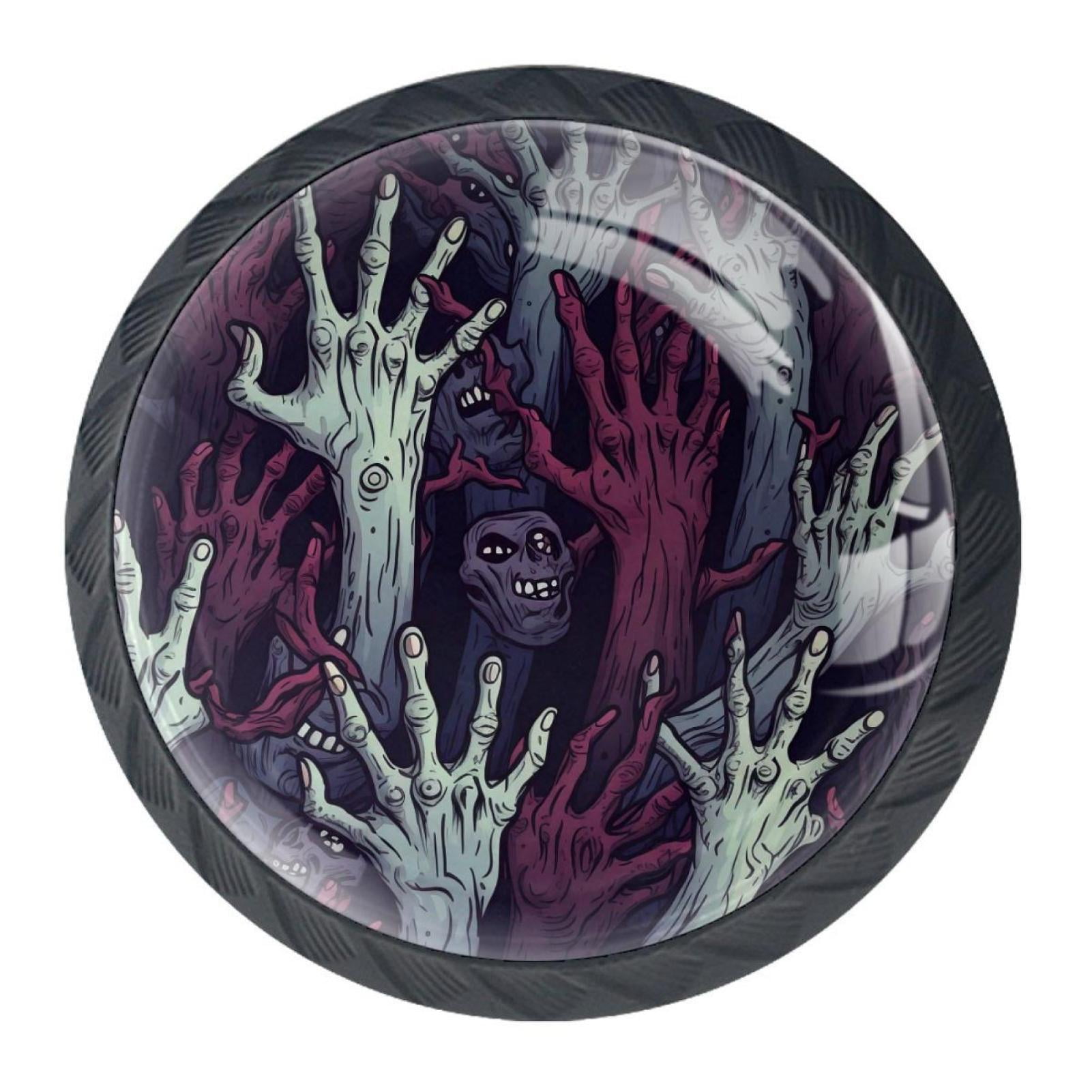 4 Pcs Halloween Scary Hands Knobs for Kitchen Cabinet Cupboard Dresser ...