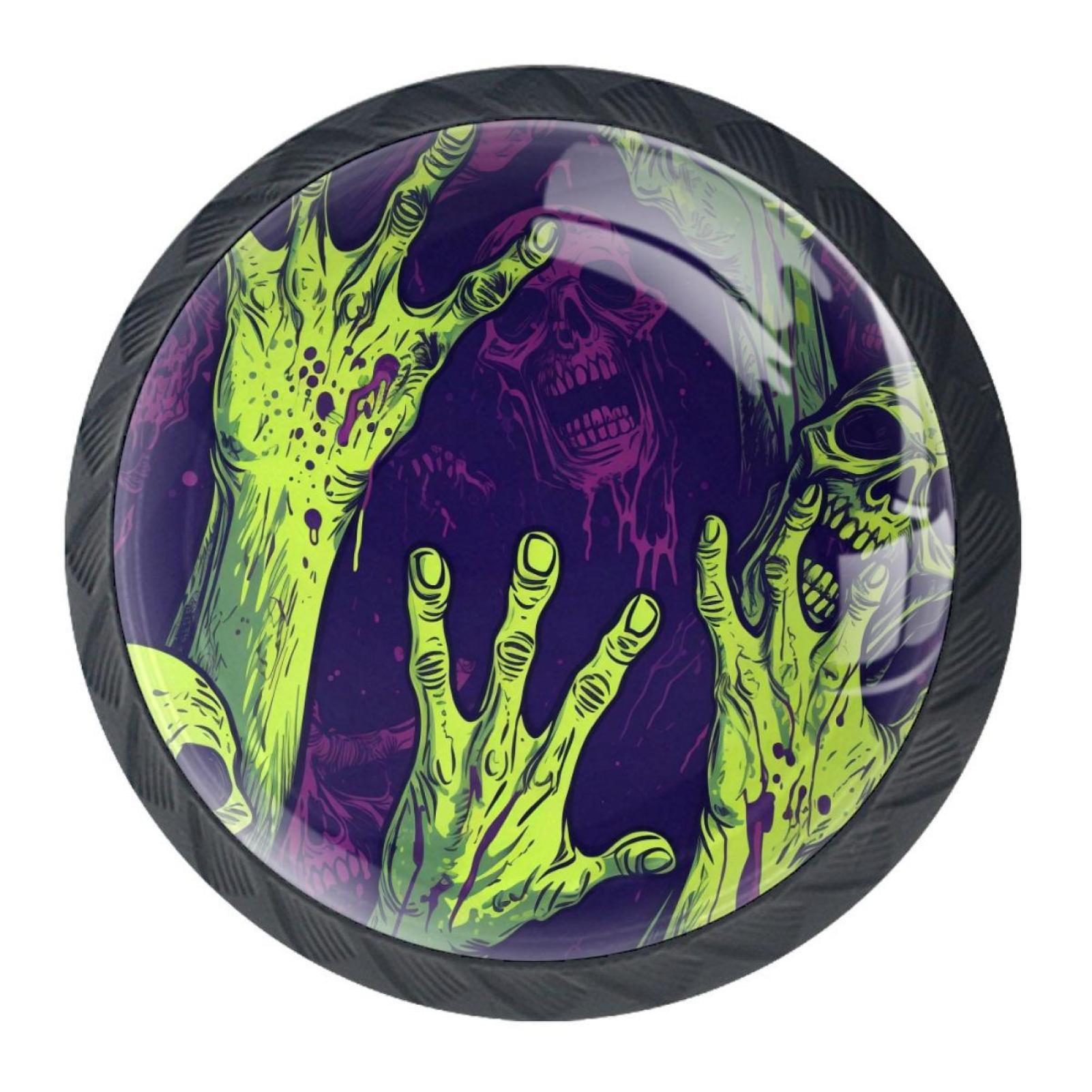 4 Pcs Halloween Scary Hands Knobs for Kitchen Cabinet Cupboard Dresser ...