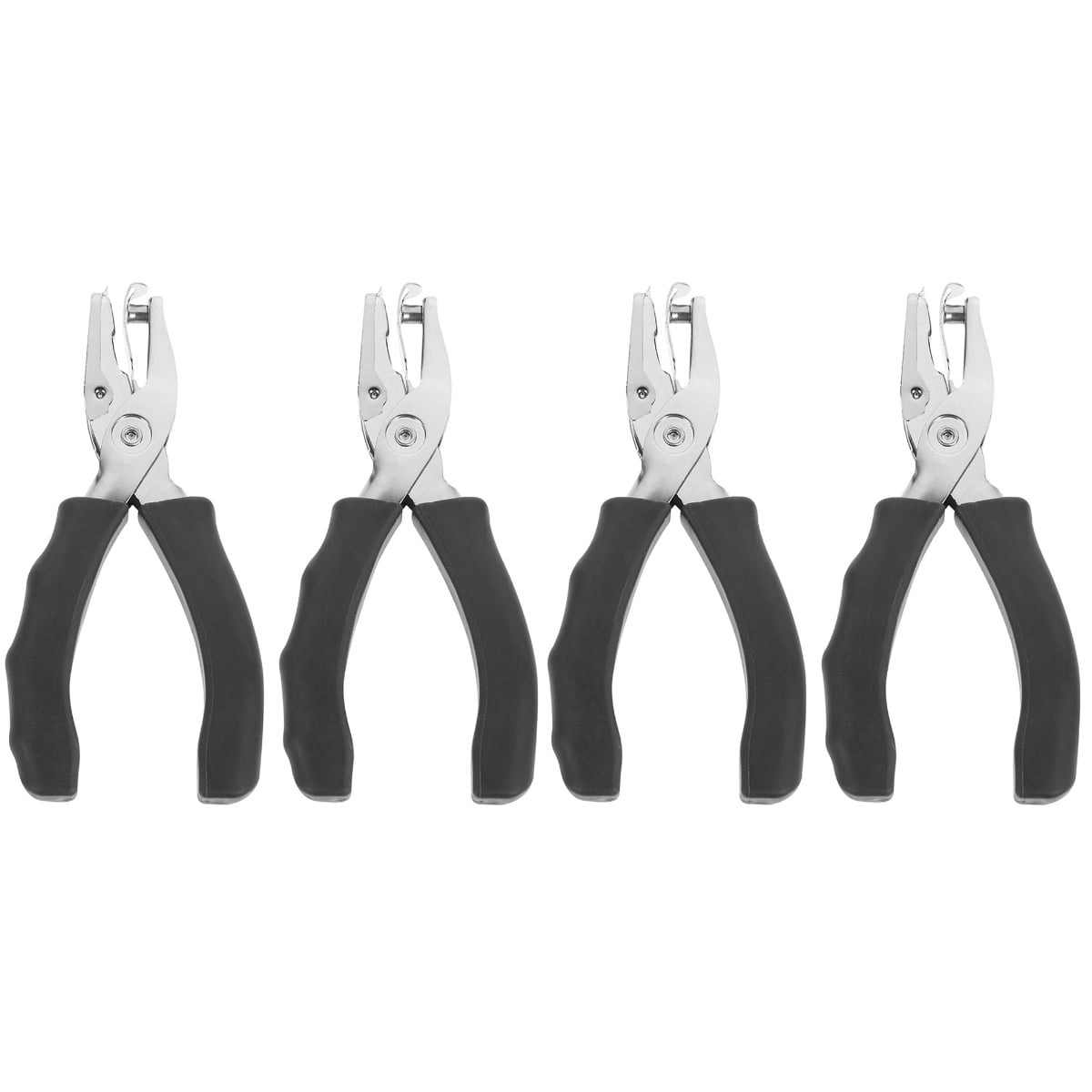 4 Pcs Handheld Hole Punch Paper Puncher Dicrool Crafting Punches Office ...