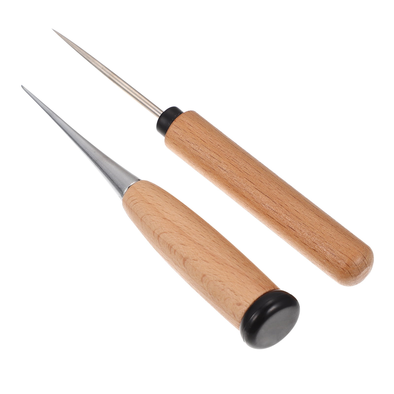 4 Pcs Handheld Sewing Machine Sewing Needles Machine Leather Awl Wooden ...