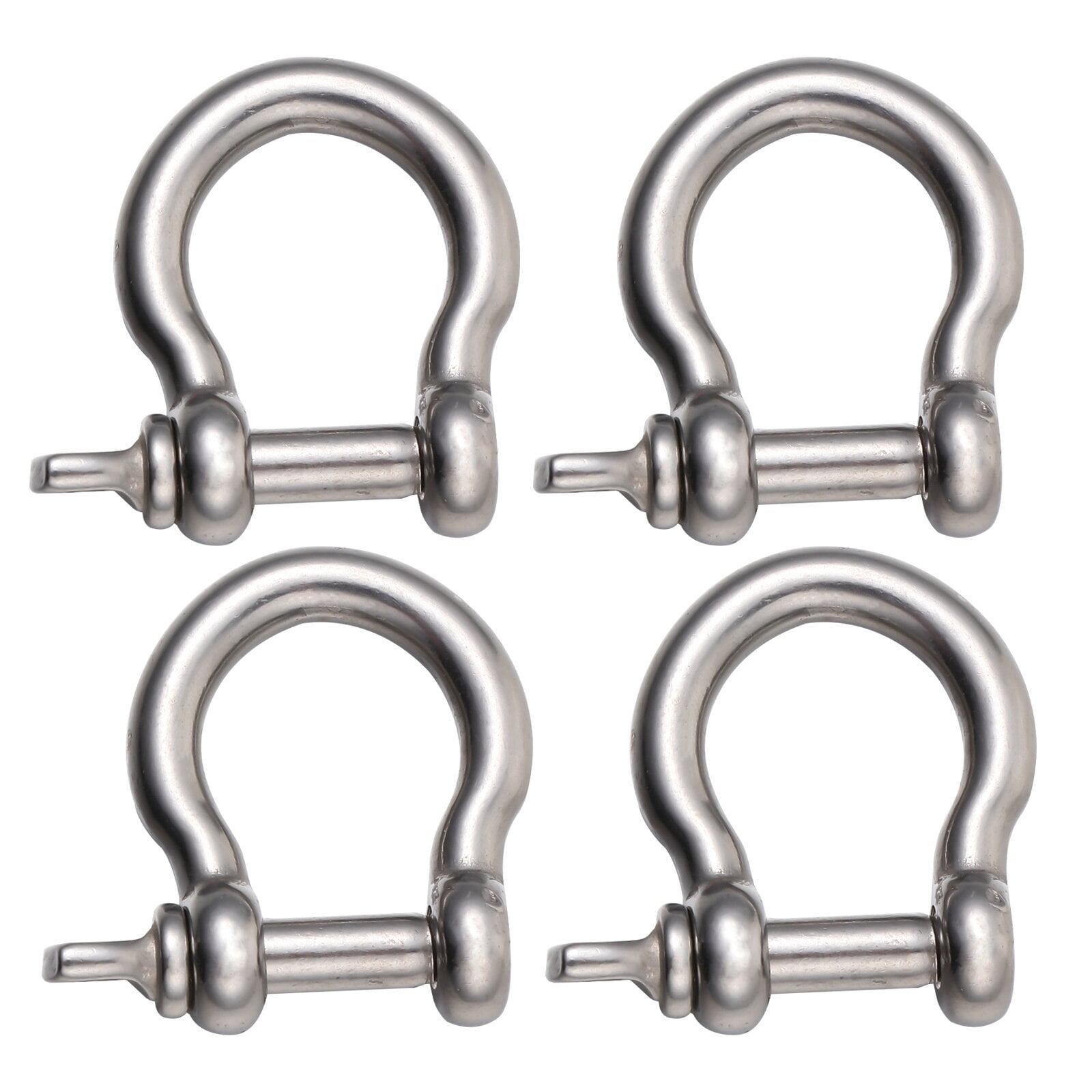4 Pcs Hanger Hooks Bow Buckle Horseshoe Shaped Shackles Steel - Walmart.com