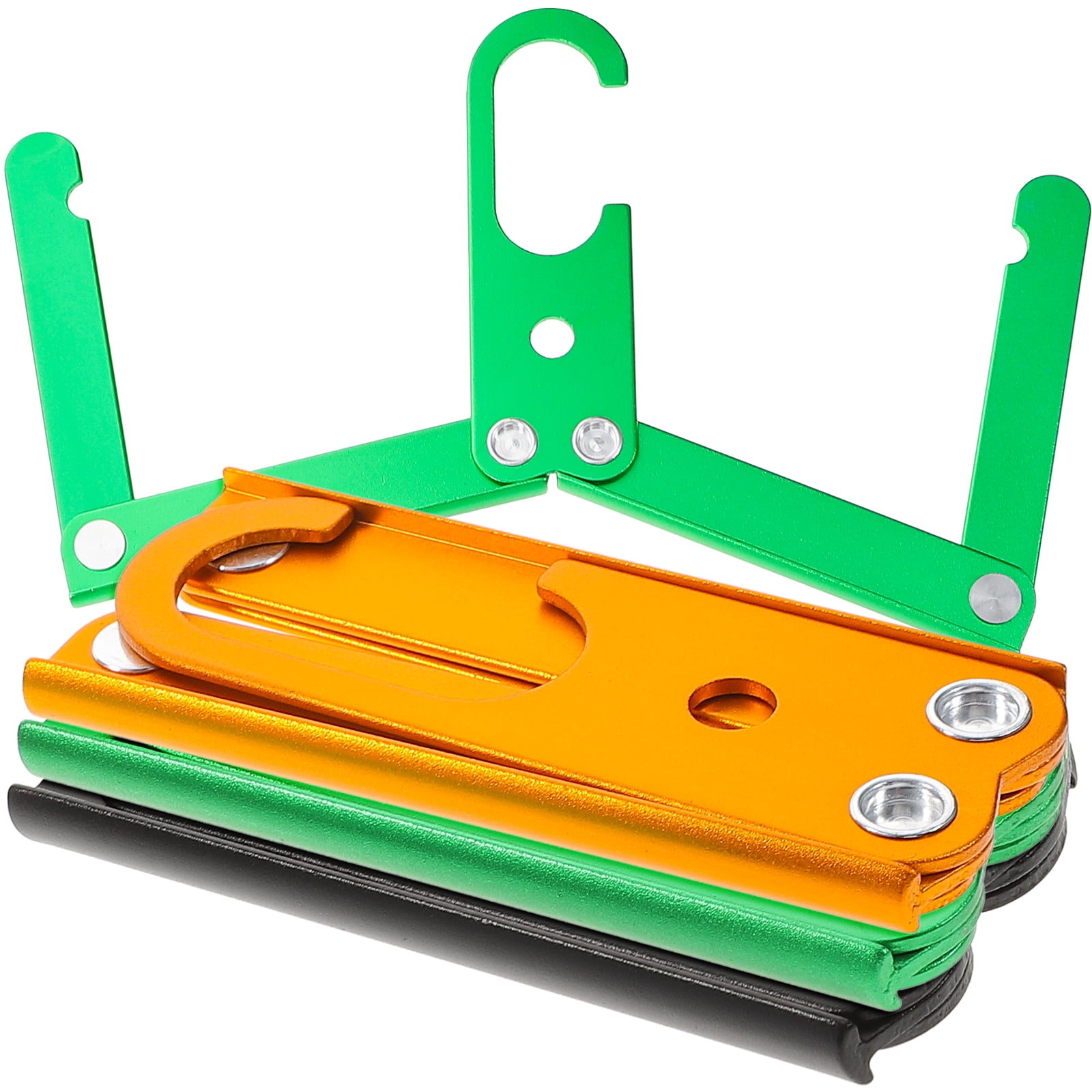 4 Pcs Hanger Space Outdoor Folding Hanger Hangers Travel 12X4.6X0.5cm ...