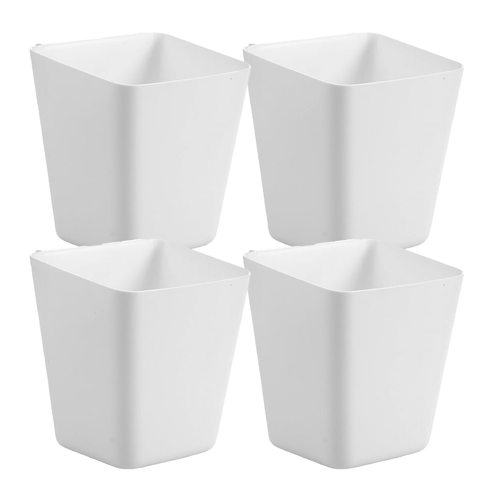 4 Pcs Hanging Basket Set Trash Can Cup Holder Holders Trolley Cart ...