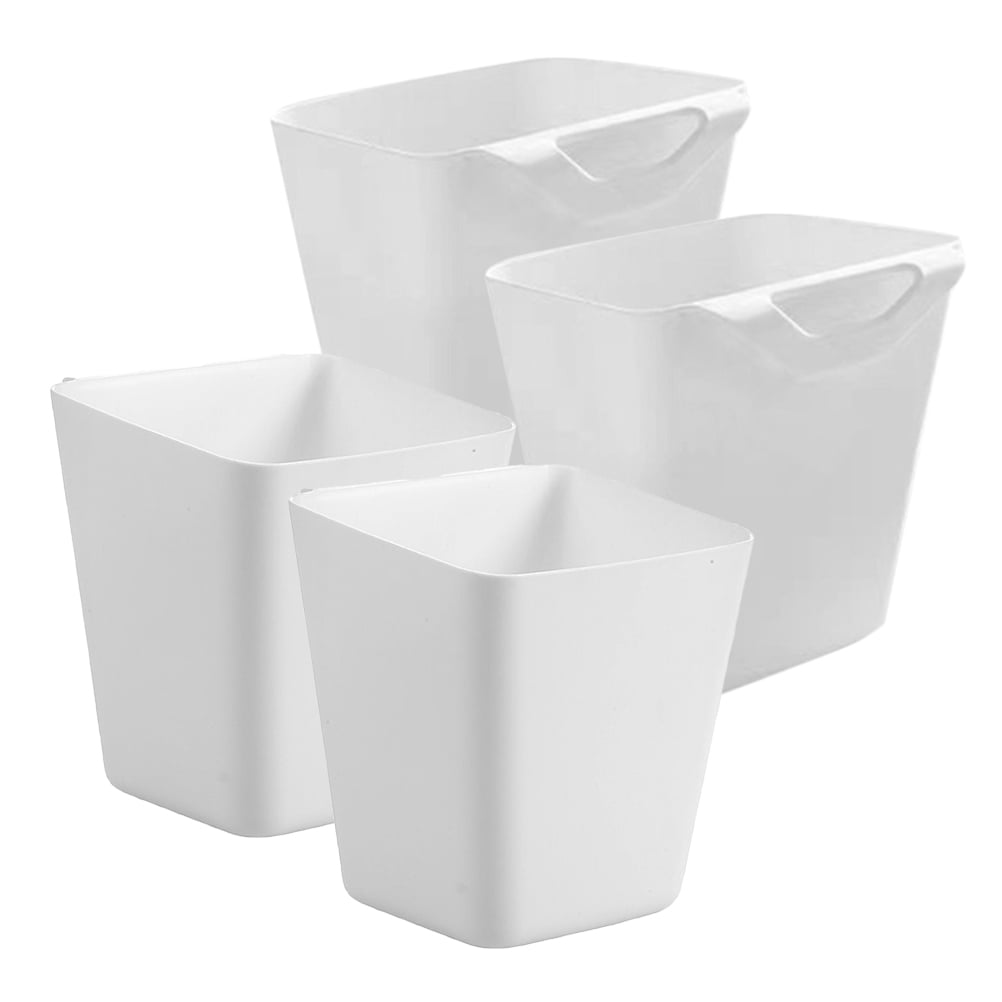 4 Pcs Hanging Basket Set Trolley Storage Garbage Can Baskets Kitchen ...