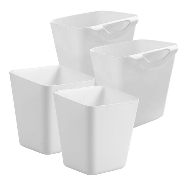 4 Pcs Hanging Basket Set Trolley Storage Garbage Can Baskets Kitchen ...