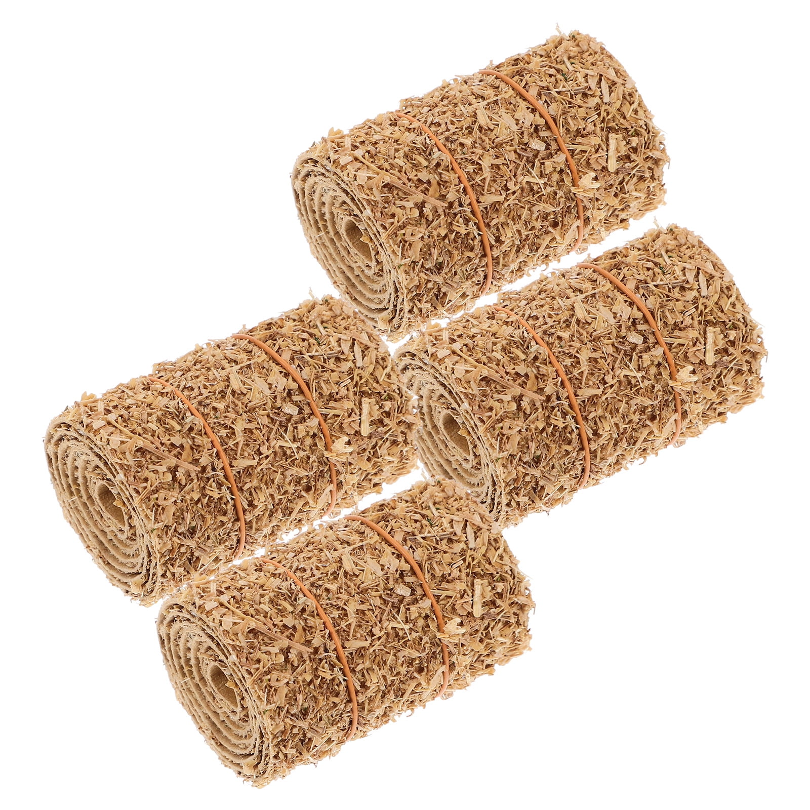 4 Pcs Haystack Model Dollhouse Trim Miniature Hay Miniature Figurine ...