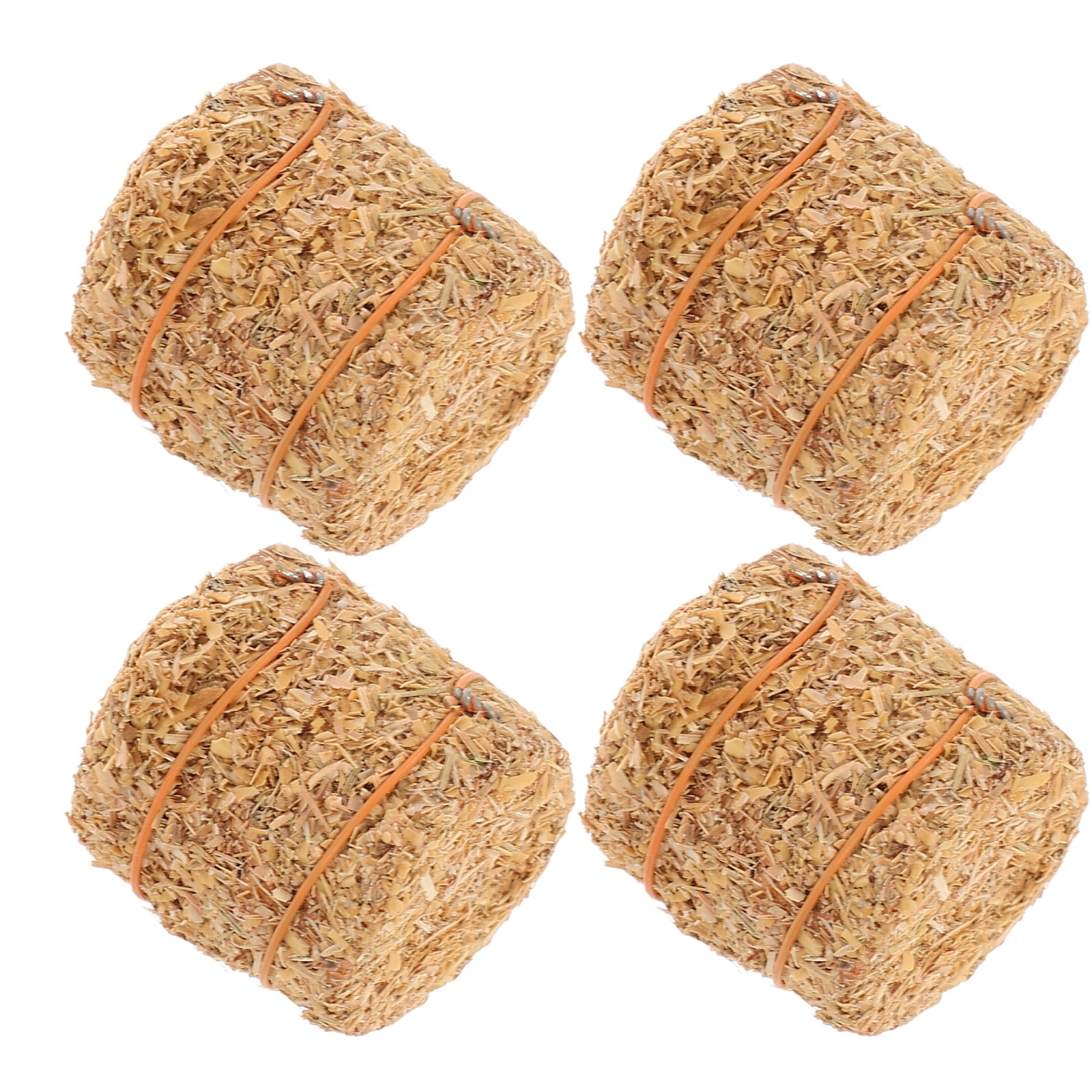 4 Pcs Haystack Model Toy Rack Ride Tractor and Trailer Mini Toys House ...