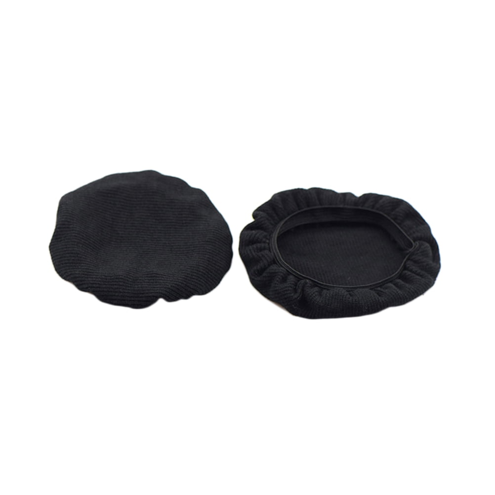 4 Pcs Headphone Cover Stretch Dust Blootube Headphones Black Earmuffs ...