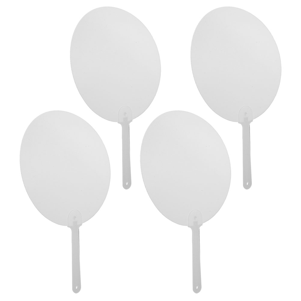 4 Pcs Heat Transfer Fan Blank Sublimation Fan Blank Sublimation Hand ...