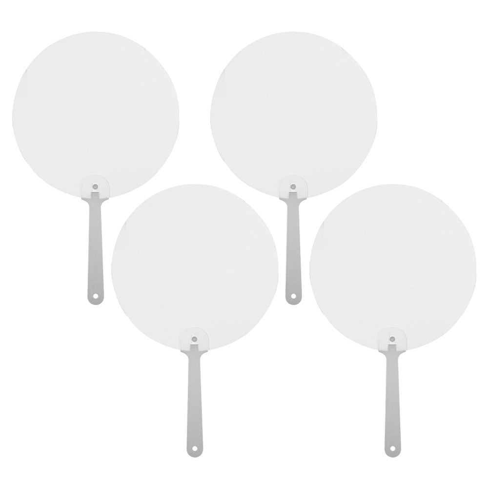 4 Pcs Heat Transfer Fan Blank Sublimation Fan DIY Fans Party ...
