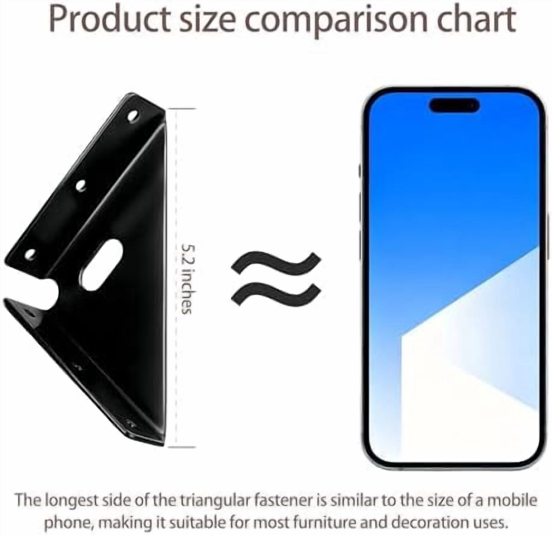 4 Pcs Heavy Duty Gusset Joints, Trapezi Corner Code, Bracket Corner ...