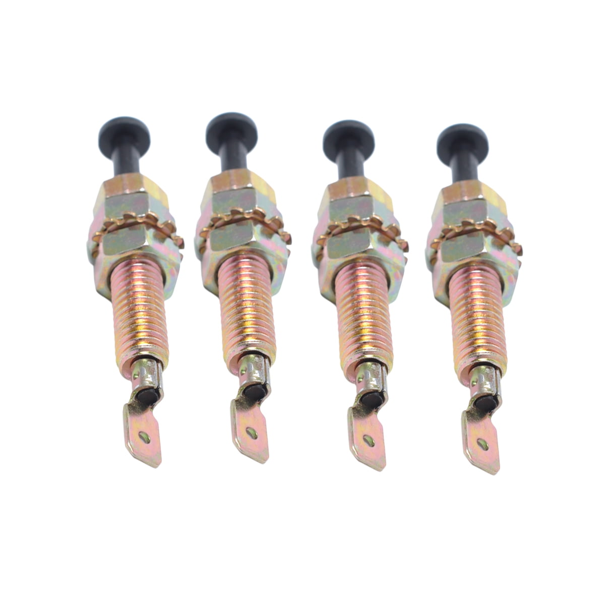 4 Pcs Heavy-duty Truck Hood Door Car Alarm Security Adjustable Zinc ...