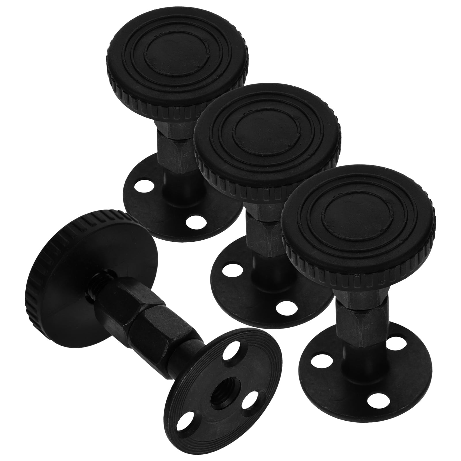 4 Pcs Holder Bedframe Headboard Wall Stopper Cabinets Stoppers Bed ...