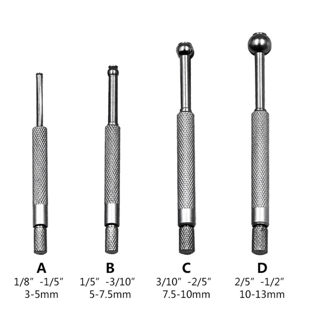 4 Pcs Hole Gage Telescoping Bore Small Hole Dial Bore Gauge Telescoping Gauge Small Hole Gauge ...