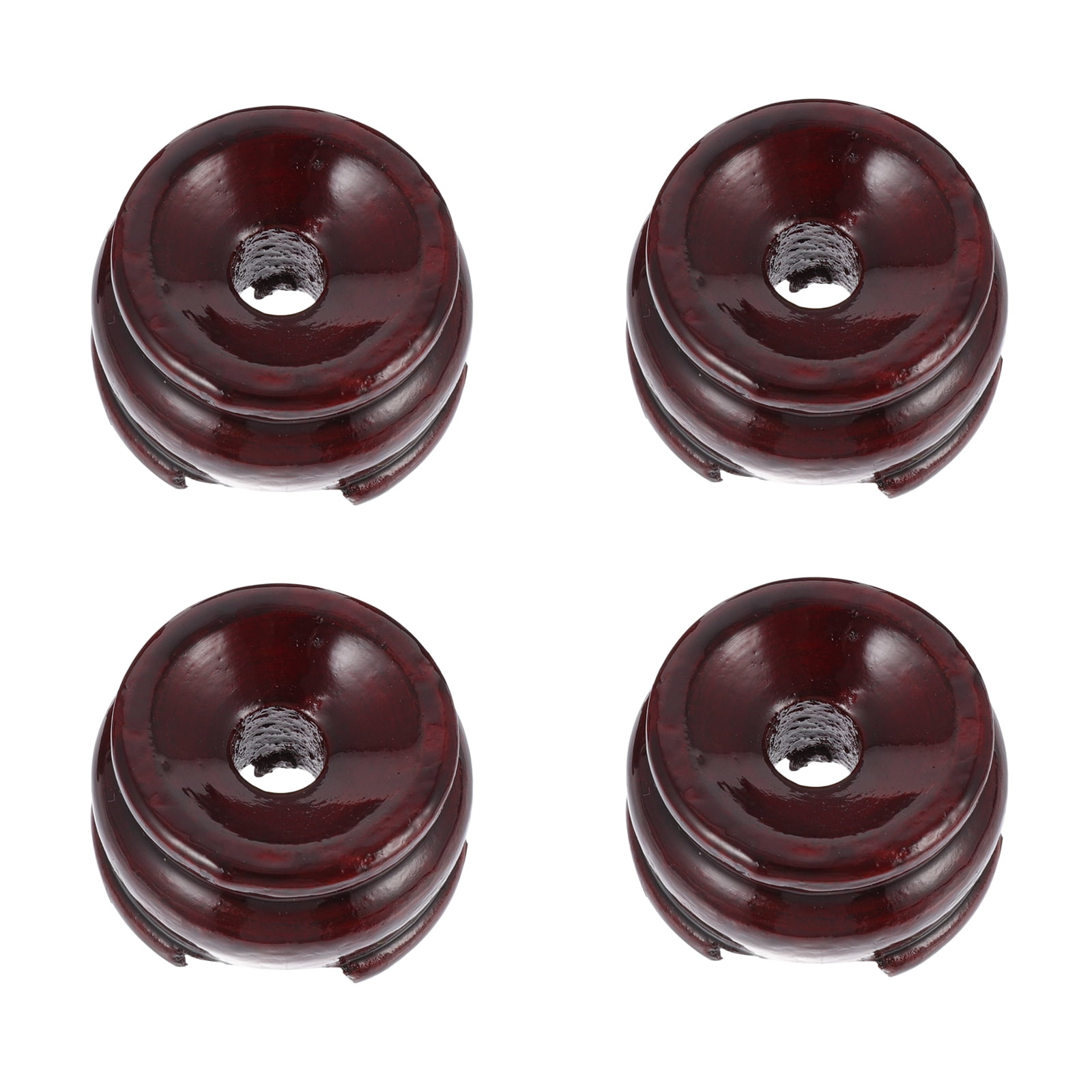 4 Pcs Home Base Decoration Wooden Stand Sphere Tray Spheres - Walmart.com