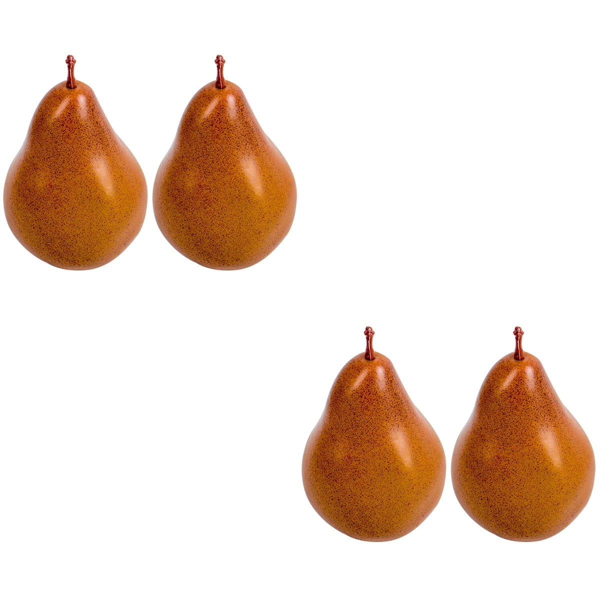 4 Pcs Home Decor Faux Pears Multi-function Fake Fruit Artificial Prop ...