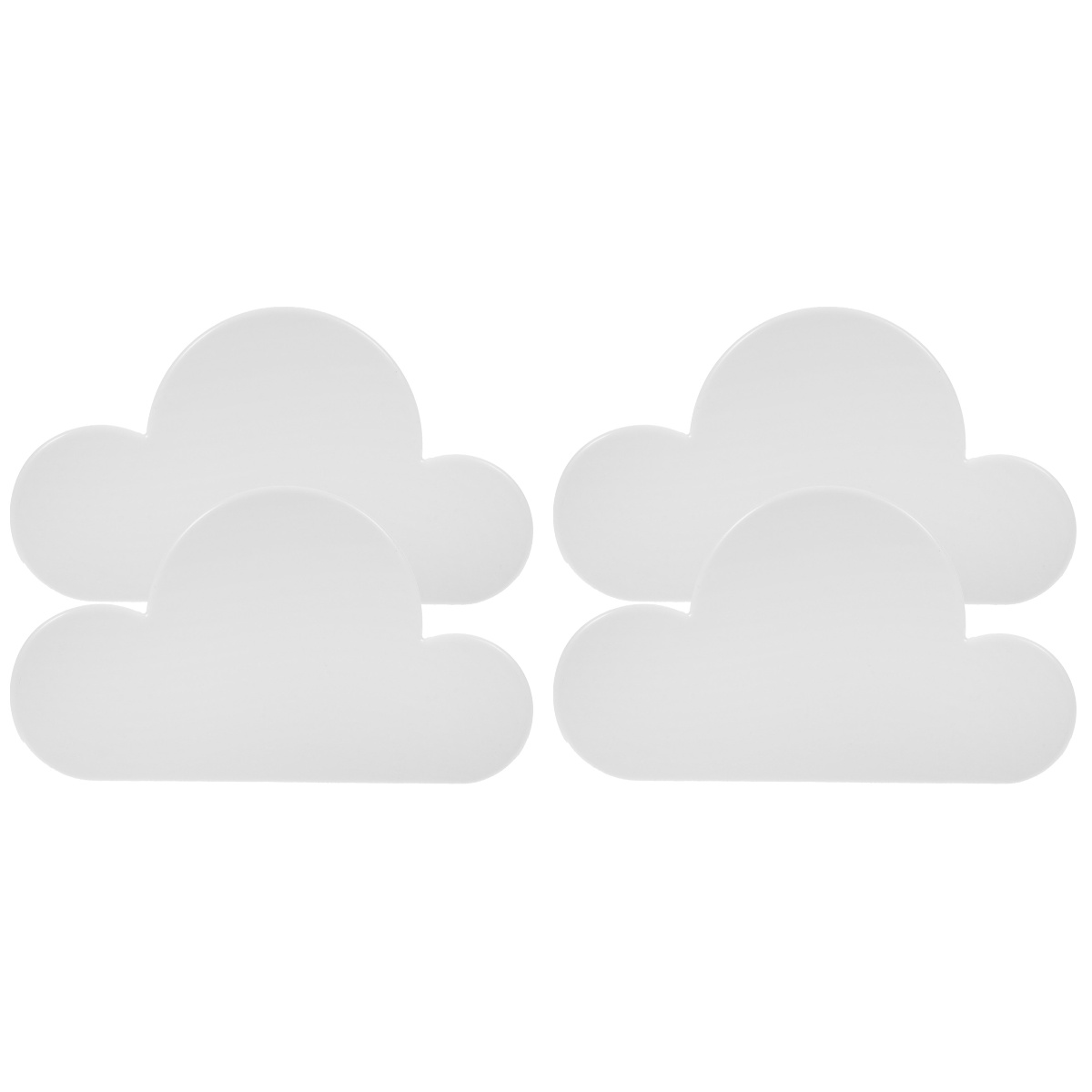 4 Pcs Home Decor Kitchen Decoration Cloud Magnetic Key Holder Key ...