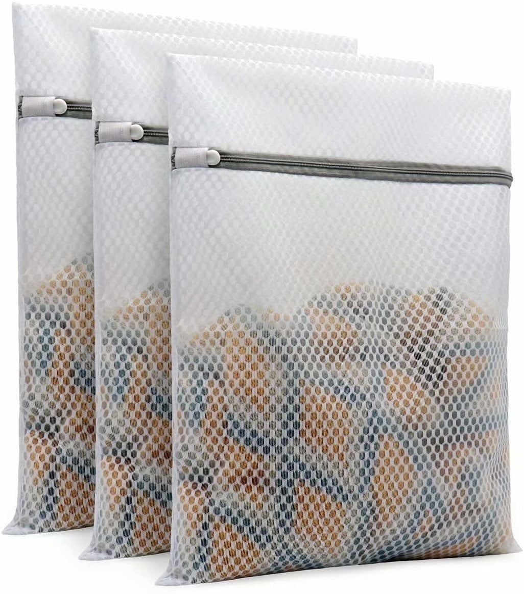 Artrylin Honeycomb Mesh Laundry Bags, 4 Sizes, Durable Zippered Wash ...