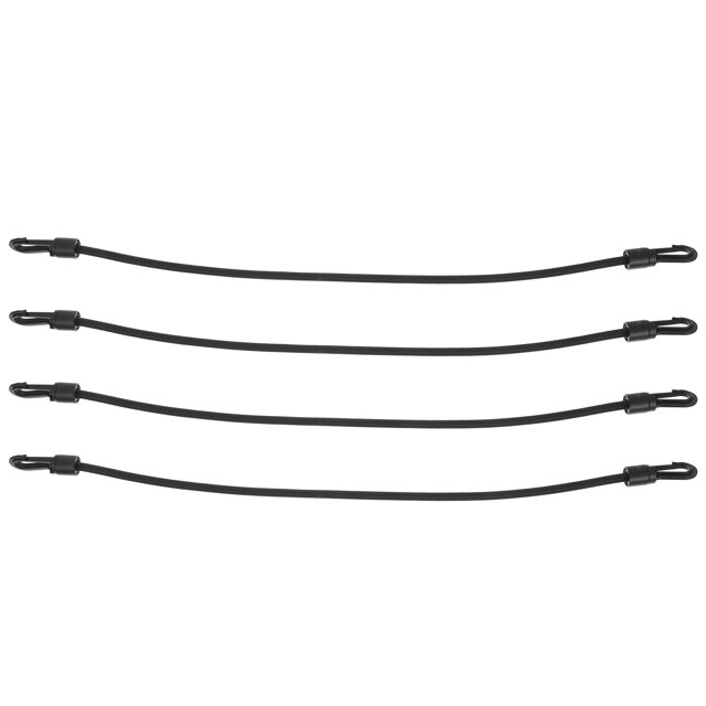 4 Pcs Hook Elastic Fixing Strap Tie Down Cargo Large Tarp Cord Travel ...