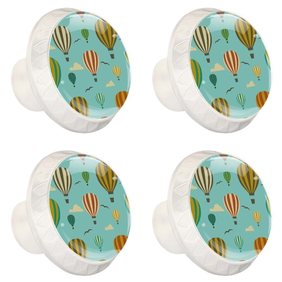 4 Pcs Hot Air Balloon Knobs for Kitchen Cabinet Cupboard Dresser ...