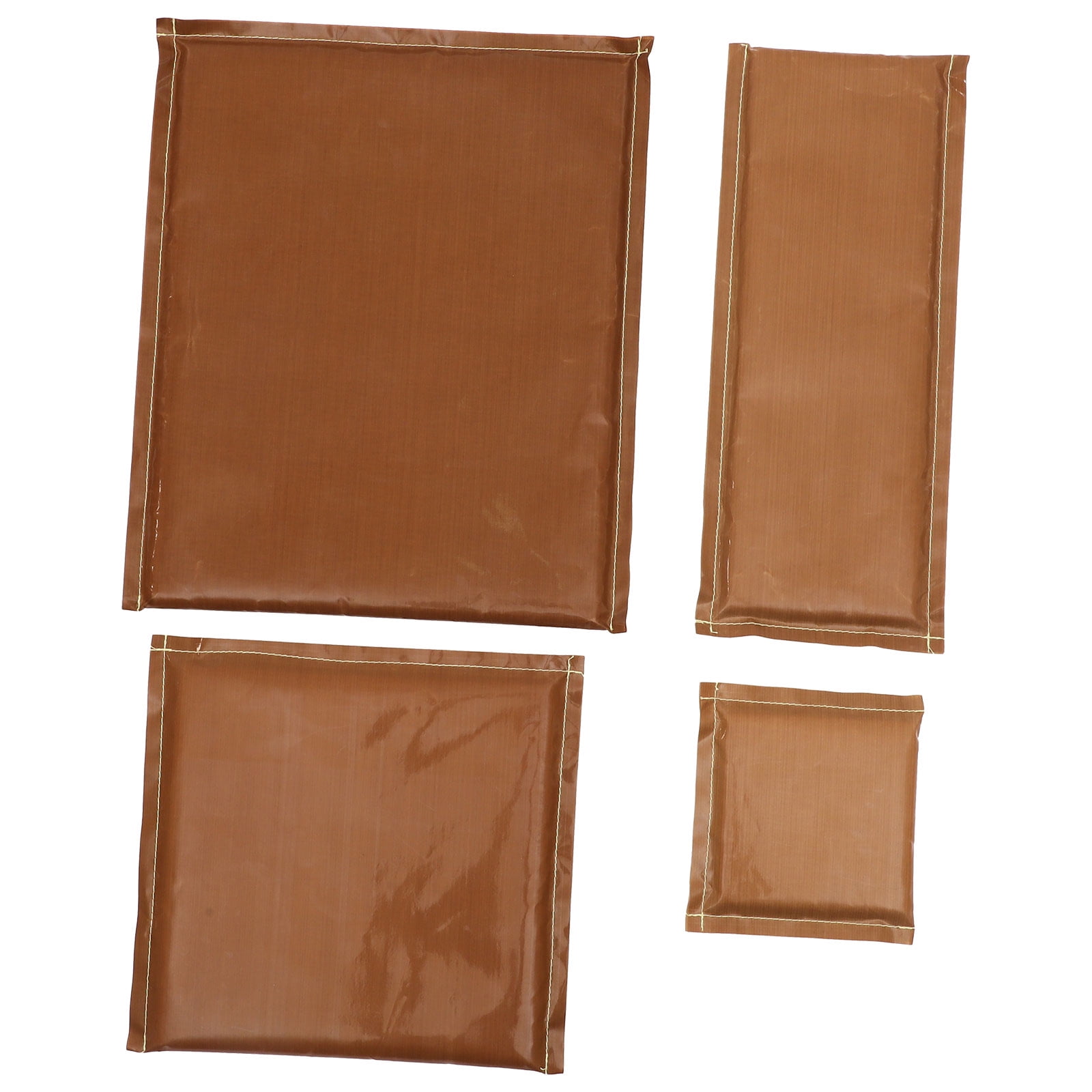 4 Pcs Hot Pressing Pillow Portable Mats Heat Insulation Pad Brown ...