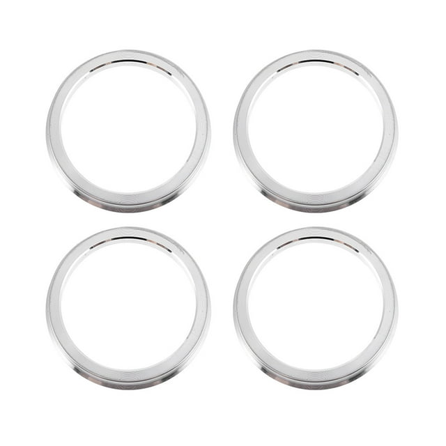 4 Pcs Hub Collar Decor Car Decorations Exterior Aesthetic Wheel Rings ...