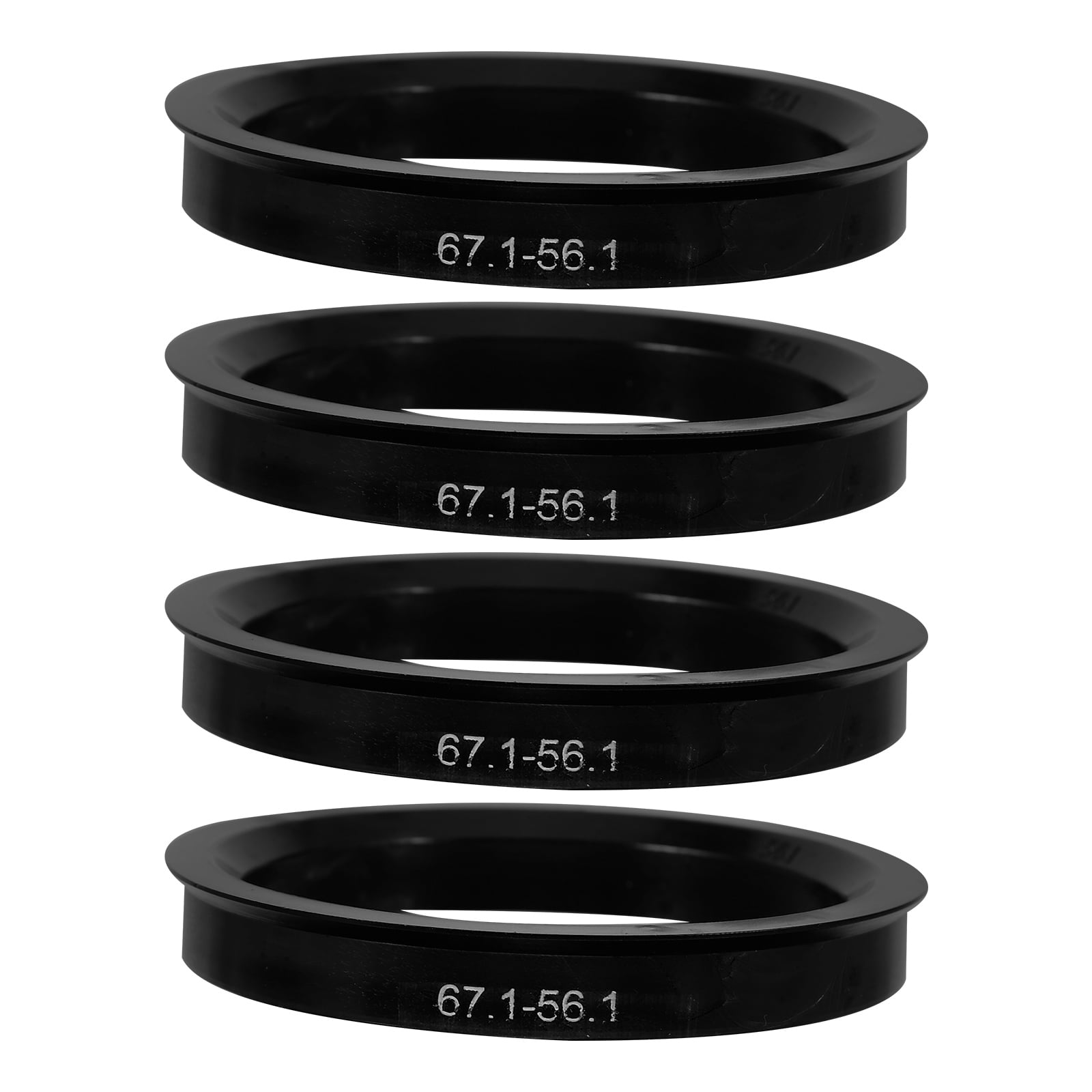 4 Pcs Hub Reducer Ring Car Decor Custom Hub Rings Tire Hub Centric ...