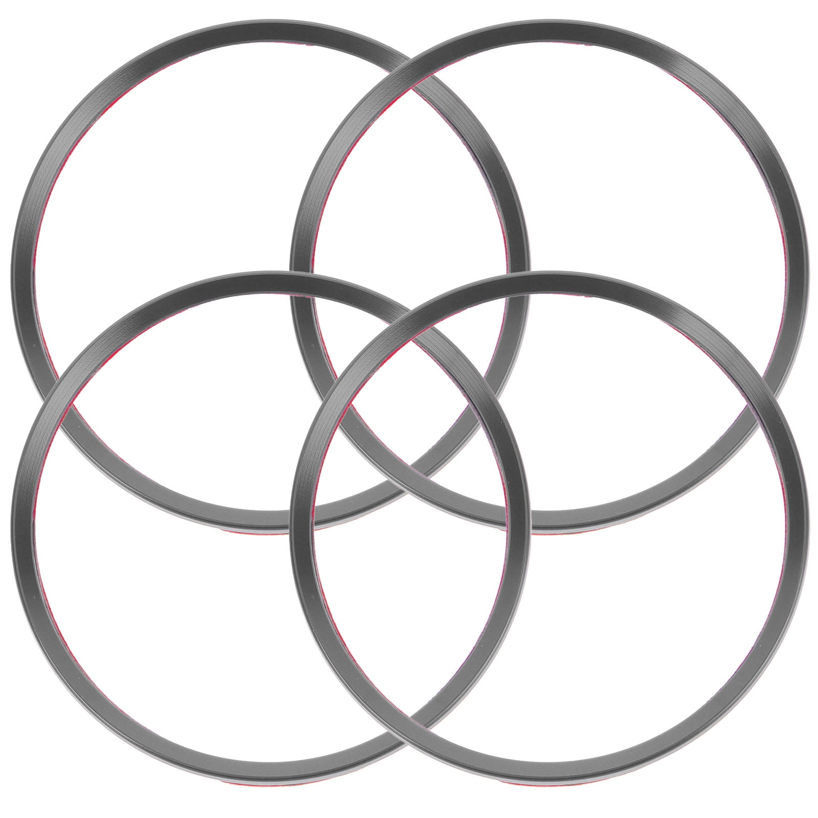 4 Pcs Hubcap Decorative Ring Tires Car Air Conditioner Car Hub Cover ...