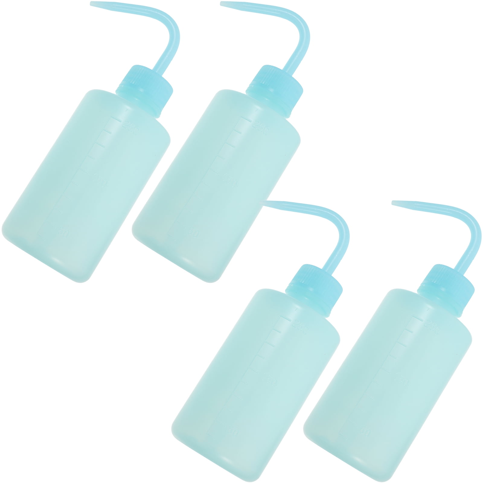 4 Pcs Hydro Jug Plastic Curved Mouth Washing Bottle 17.50X6.10X2.50CM ...