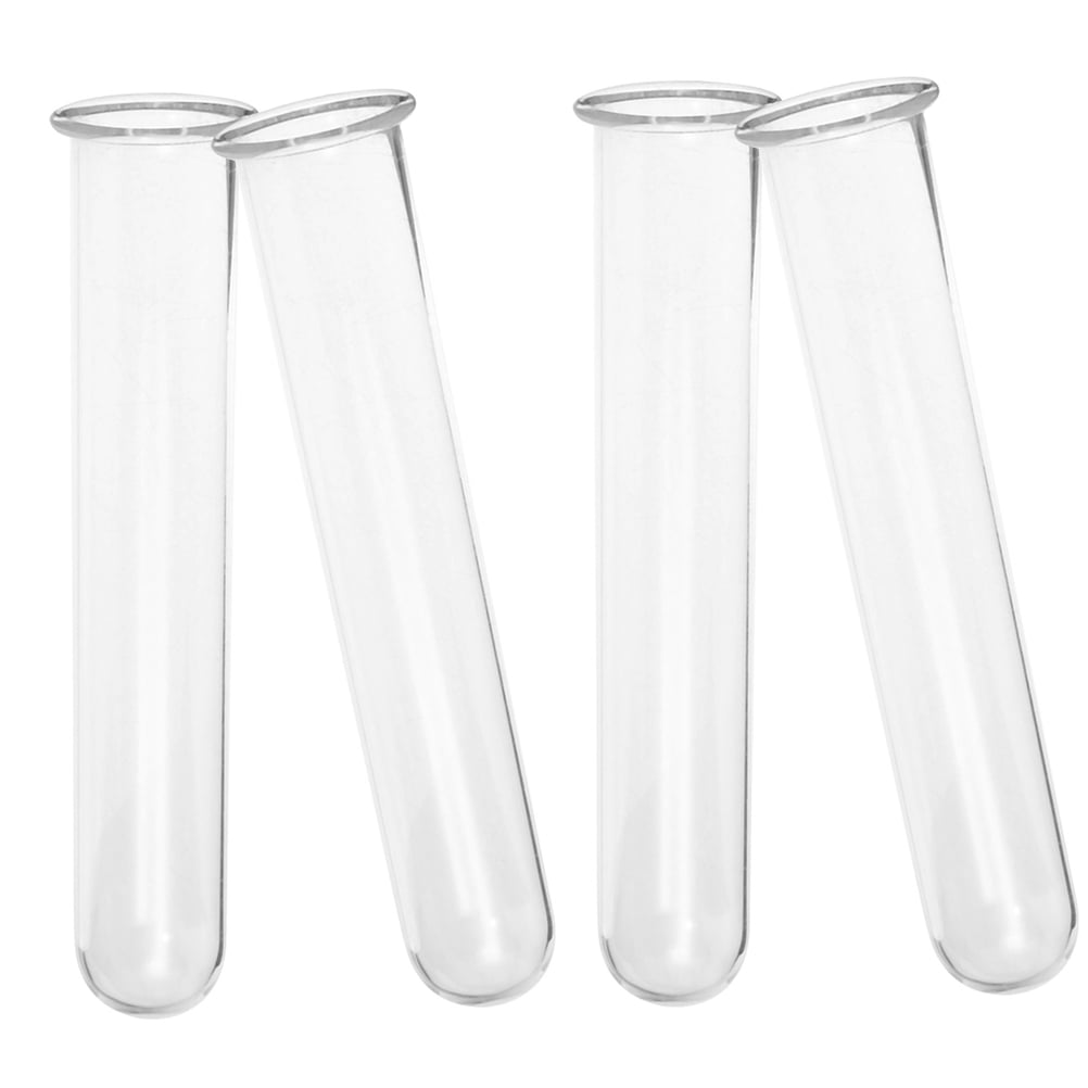 4 Pcs Hydroponic Vase Flower Vase Flower Pots Convenient Glass Tube ...
