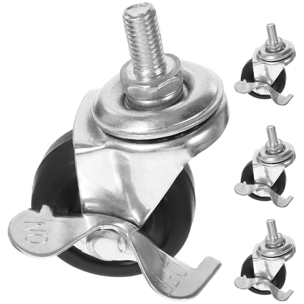 4 Pcs Industrial Universal Wheel Wheels for Cart Caster Wheels Caster ...