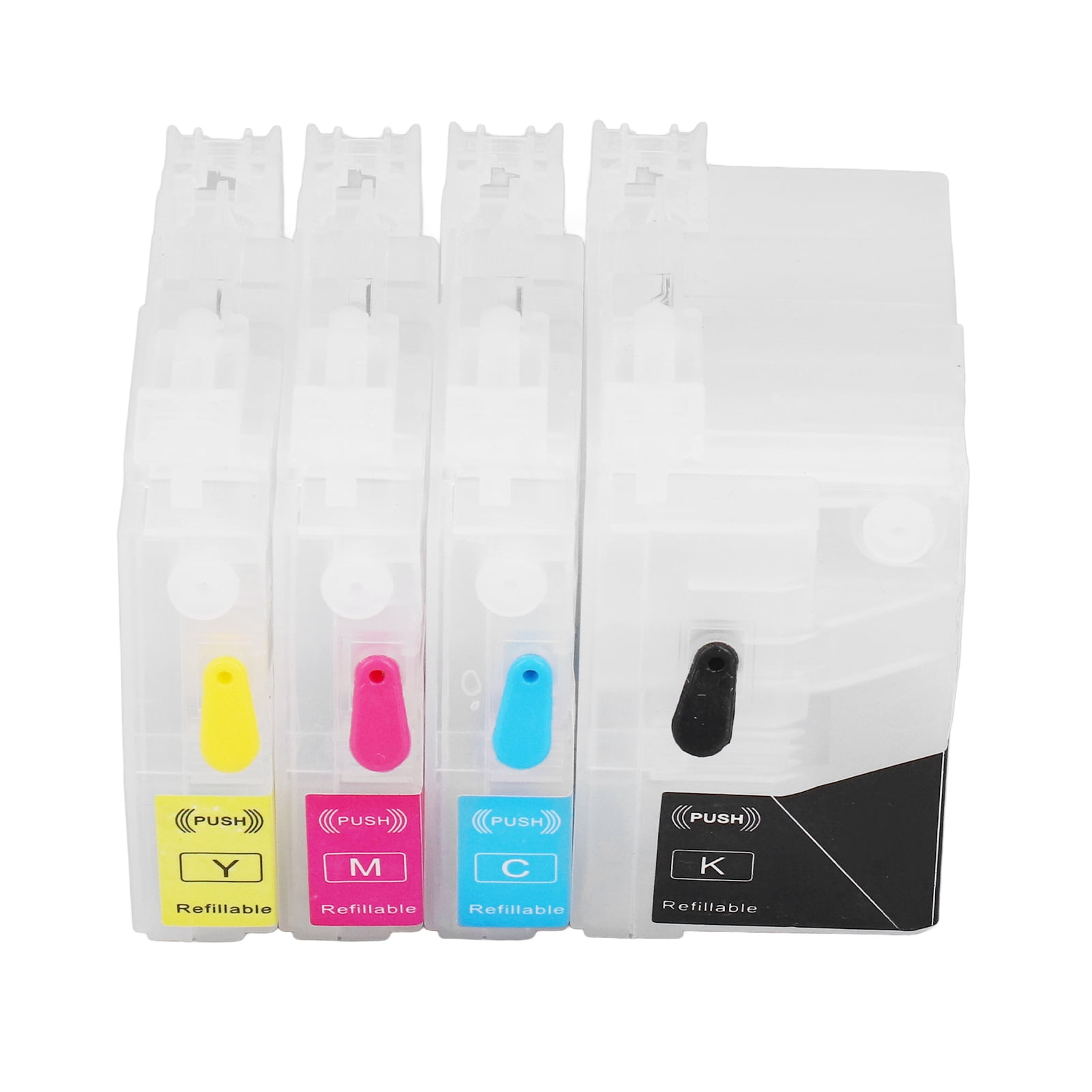 4 Pcs Ink Cartridge Magenta Blue Yellow Black Smoothly Clear Printing ...