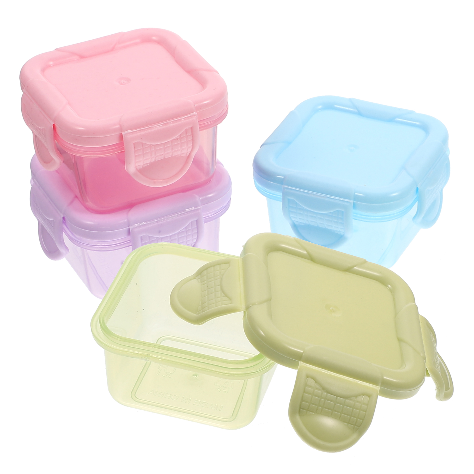 4 Pcs Jam Packing Box Boxes for Fruits Sealed Storage Mini Kitchen ...