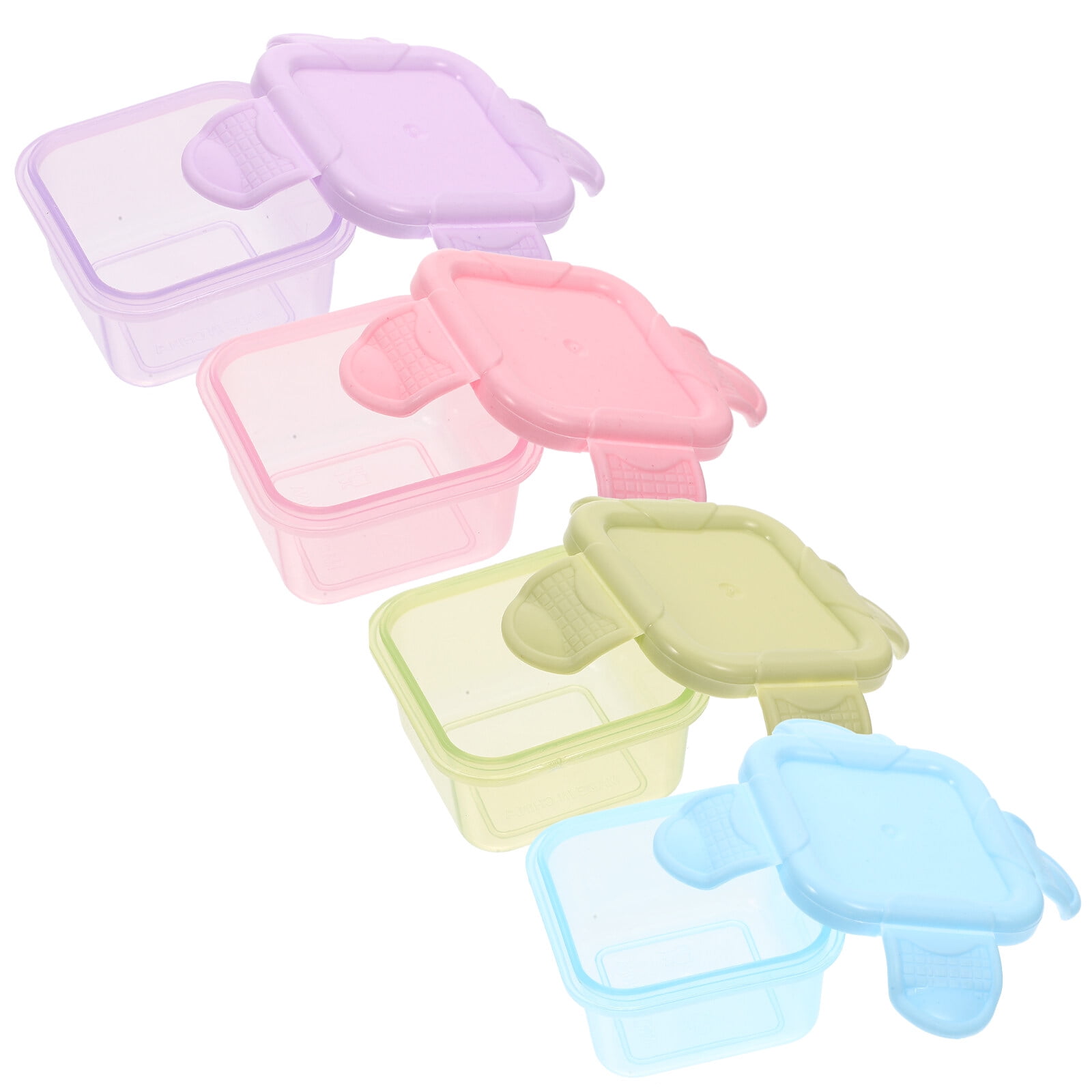 4 Pcs Jam Packing Box Dispenser Preservations Canisters for Snack ...