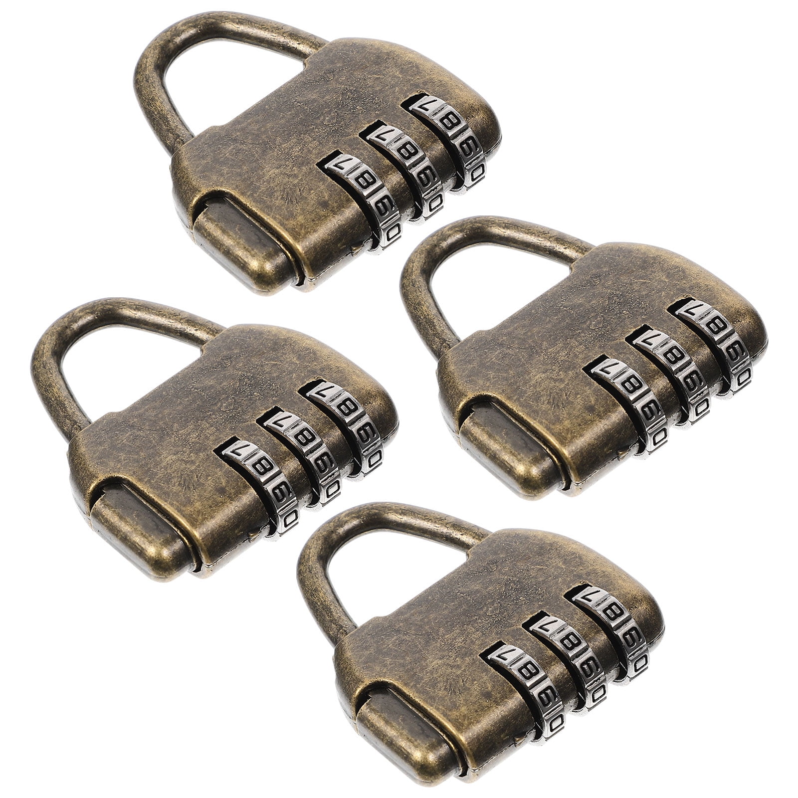 4 Pcs Jewelry Boxes Lockers Drawer Padlock Vintage Padlock Old Chinese ...