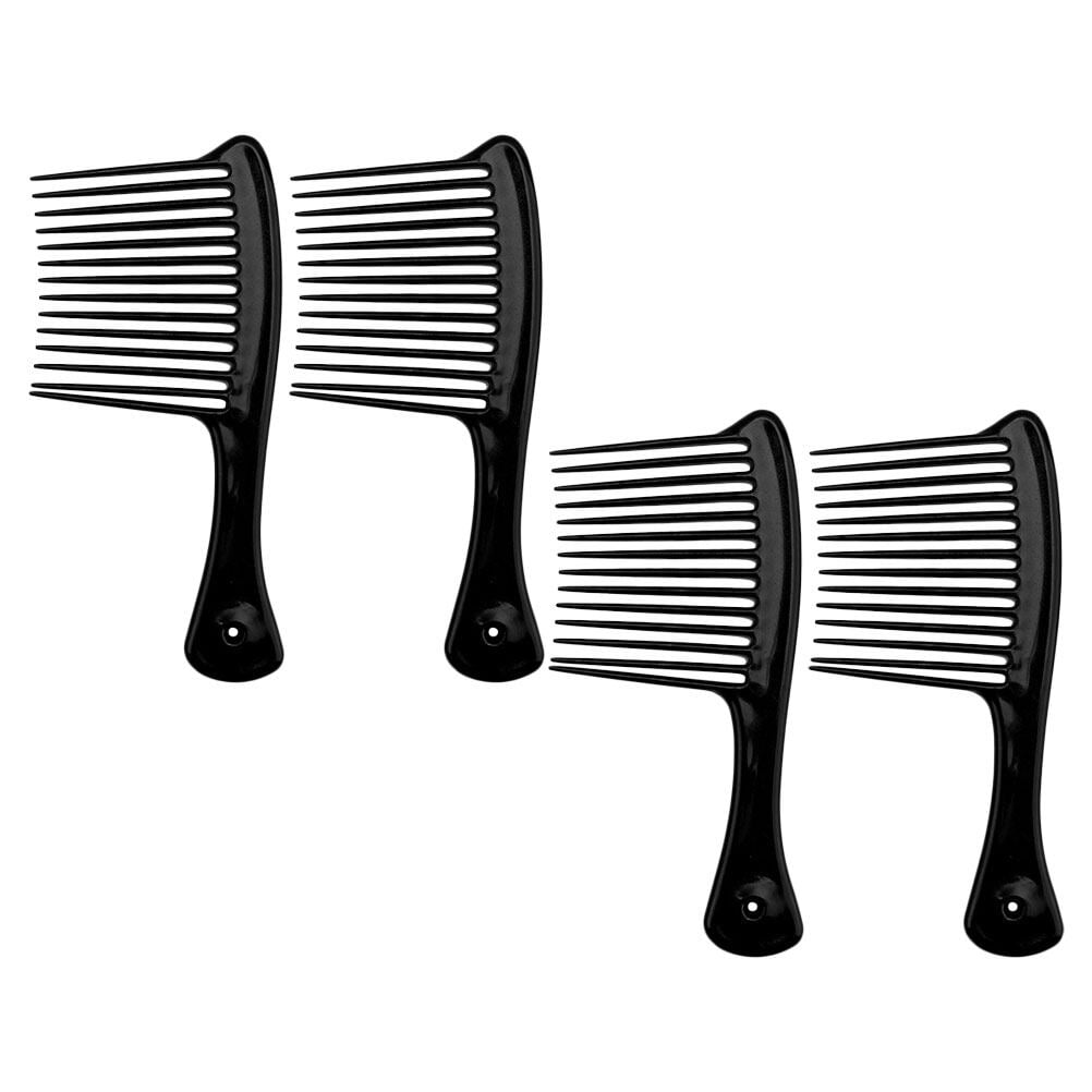 4 Pcs Jumbo Rake Comb Wide Tooth Big Ax All Hair Types Man - Walmart.com