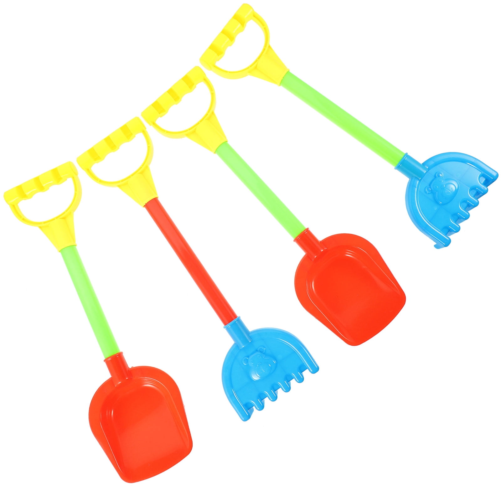 4 Pcs Kids Shovel Beach Toy Shovel Fun Beach Toys Seaside 36.50X10.50X2 ...