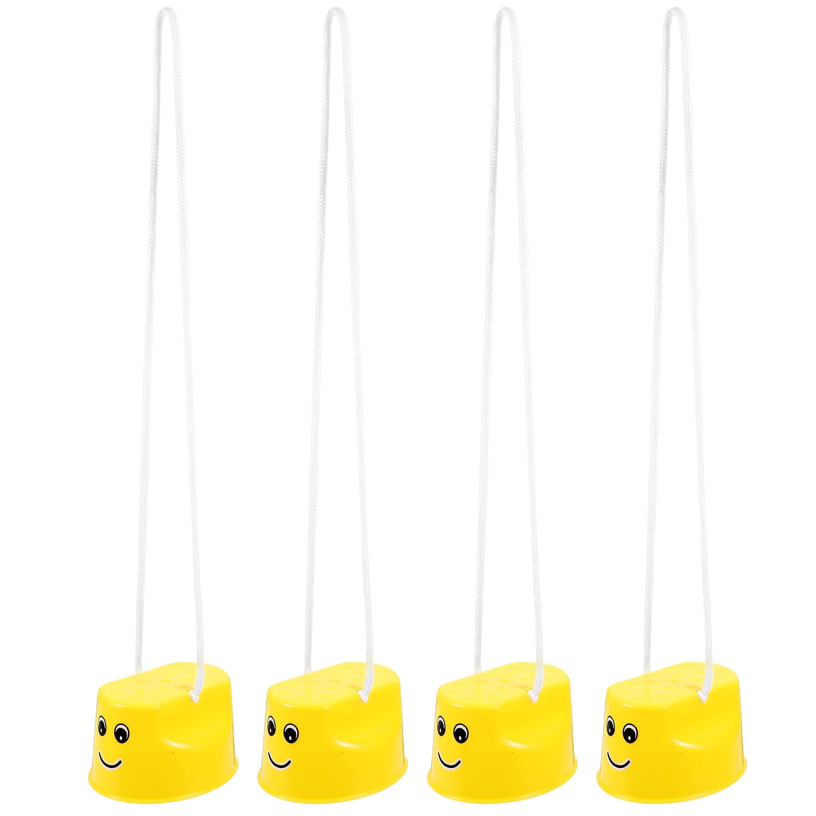 HOMEMAXS Yellow Plastic Stilts Toy for Kids to Develop Balance Ability ...