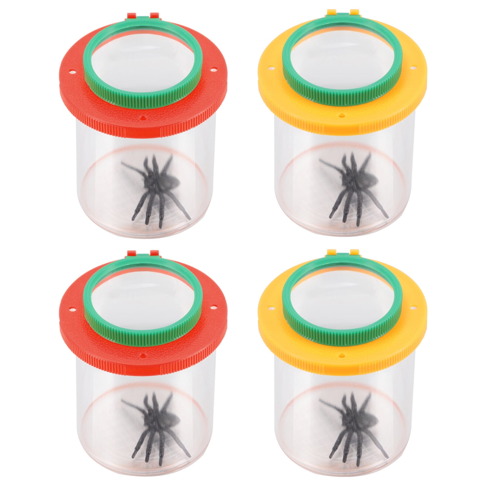4 Pcs Kit Magnifying Insect Viewers Bug Observation Tool Magnifier ...