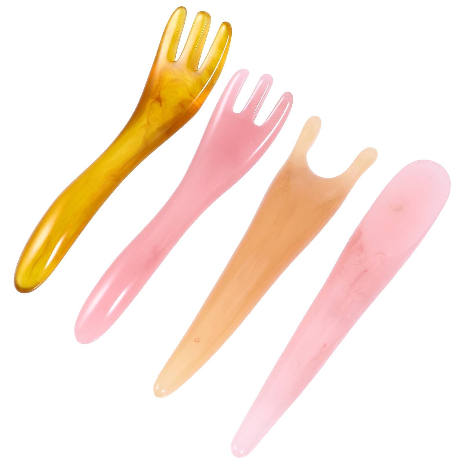 4 Pcs Kit Massage Gua Sha Massager Pain Relief Tools Practical ...