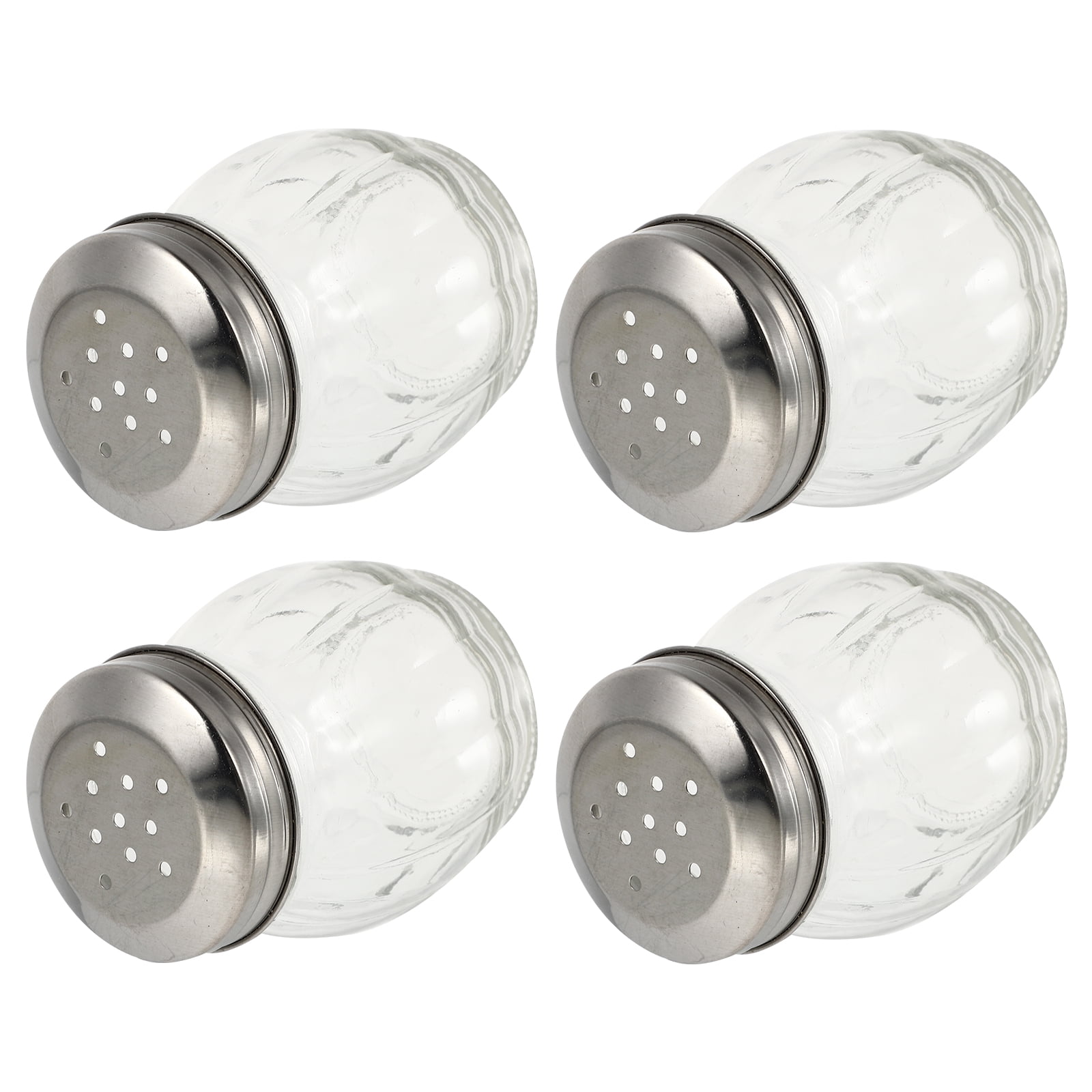 4 Pcs Kitchen Duster Spices Condiment Bottles Salt& Pepper Shakers ...