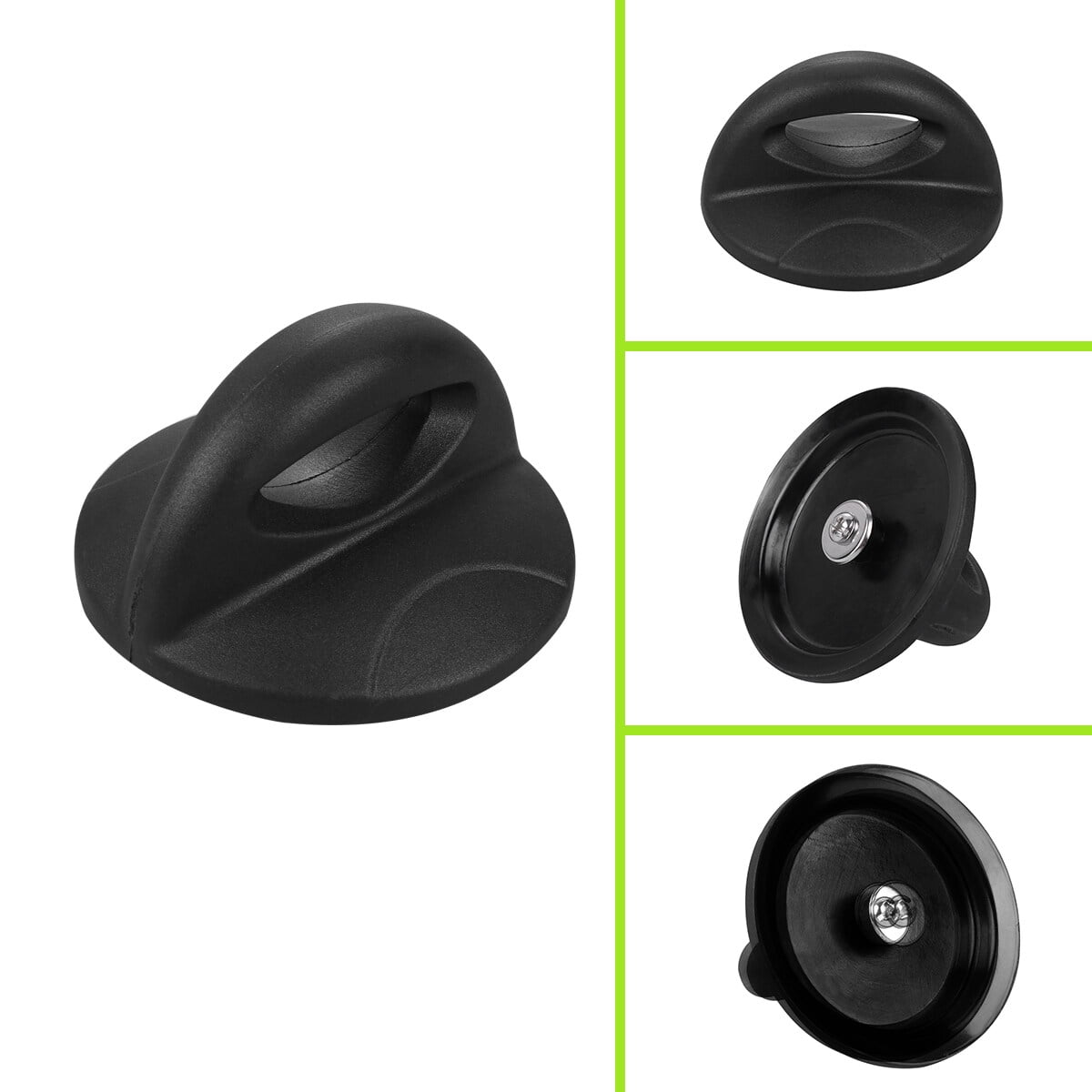 UPGRATOR Pot Lid Knob Black 4Pcs 3x3x1.8in - Walmart.com