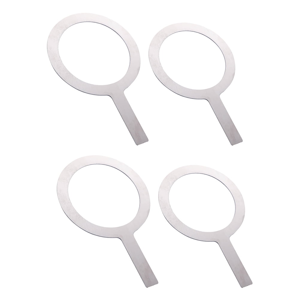 4 Pcs Know Mug Tea Cups Creme Brulee Ring Coffee Cup Ring with Handle ...